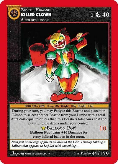 Killer Clown Cryptid Nation: First Edition | MetaZoo | CardTrader