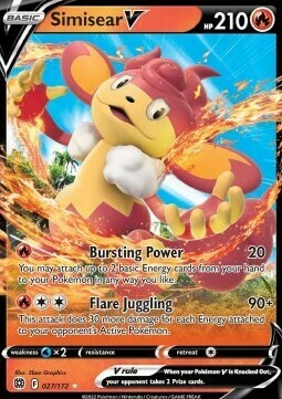 Simisear V Brilliant Stars | Pokémon | CardTrader