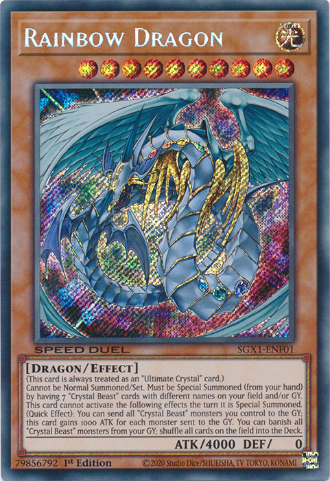 Rainbow Dragon Speed Duel GX: Duel Academy Box | Yu-Gi-Oh! | CardTrader