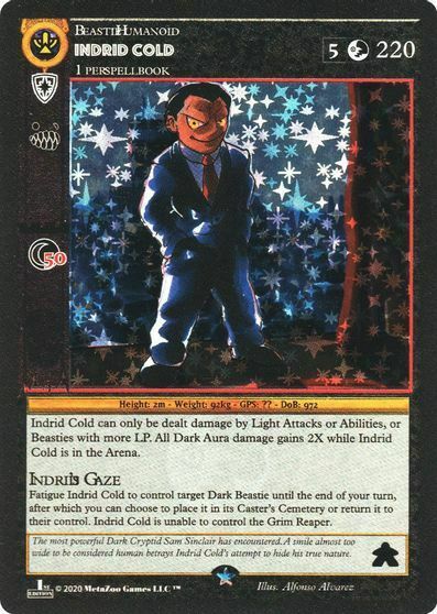 Indrid Cold Sample Cards | MetaZoo | CardTrader