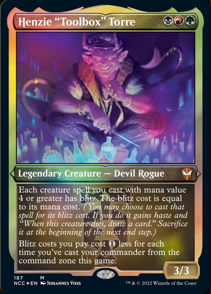 Henzie Torre, el Proveedor Commander: Streets of New Capenna | Magic ...