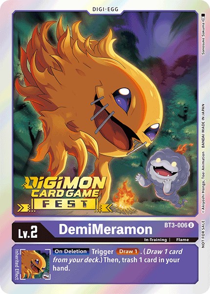 DemiMeramon Digimon Card Game Fest | Digimon | CardTrader