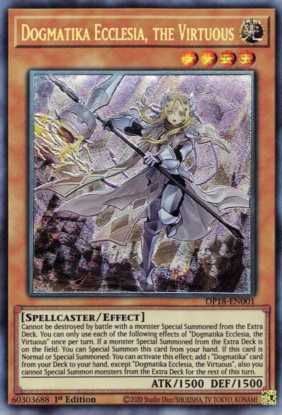Dogmatika Ecclesia, la Virtuosa OTS Tournament Pack 18 | Yu-Gi-Oh ...