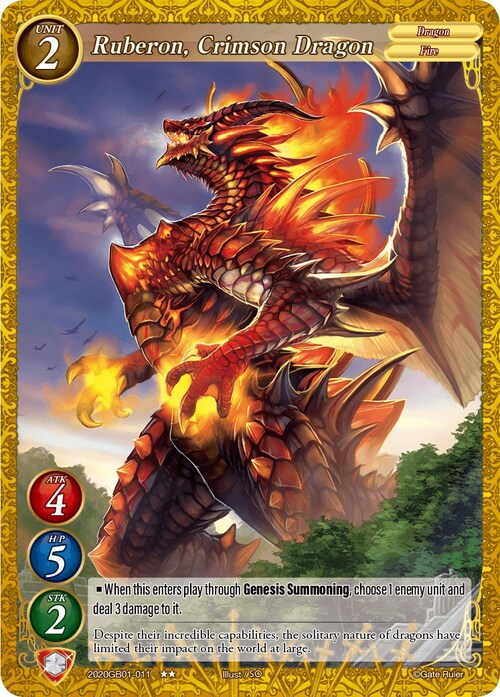 Crimson Dragon And The 5 Dragons