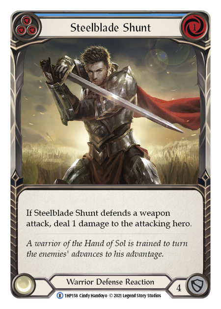 Steelblade Shunt - Blue History Pack 1 | Flesh and Blood | CardTrader