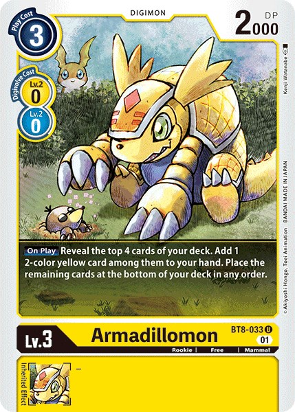 Armadillomon BT-08: New Awakening | Digimon | CardTrader