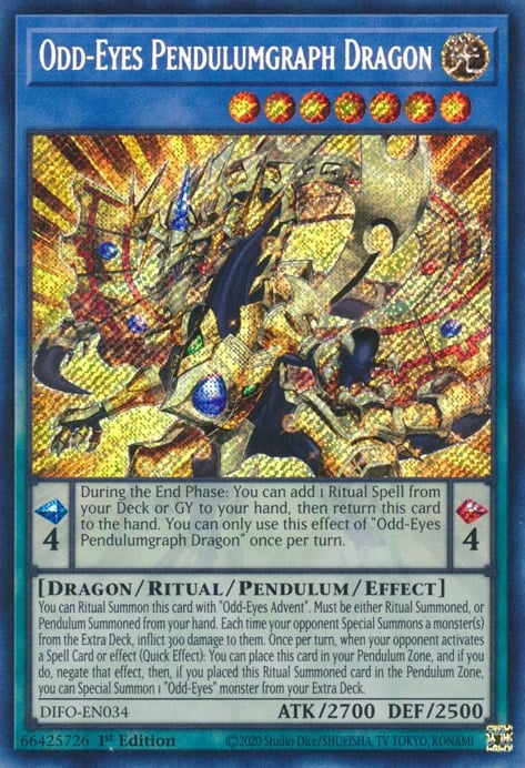 Odd-Eyes Pendulumgraph Dragon Dimension Force | Yu-Gi-Oh! | CardTrader