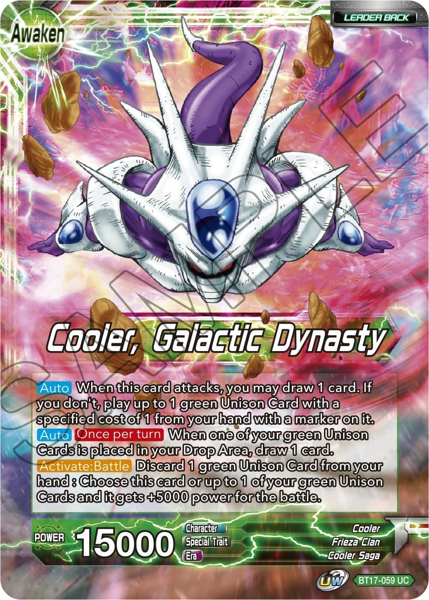 Cooler // Cooler, Galactic Dynasty Ultimate Squad | Dragon Ball Super ...