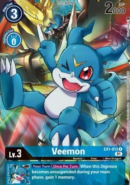 Veemon Digivolution Chart