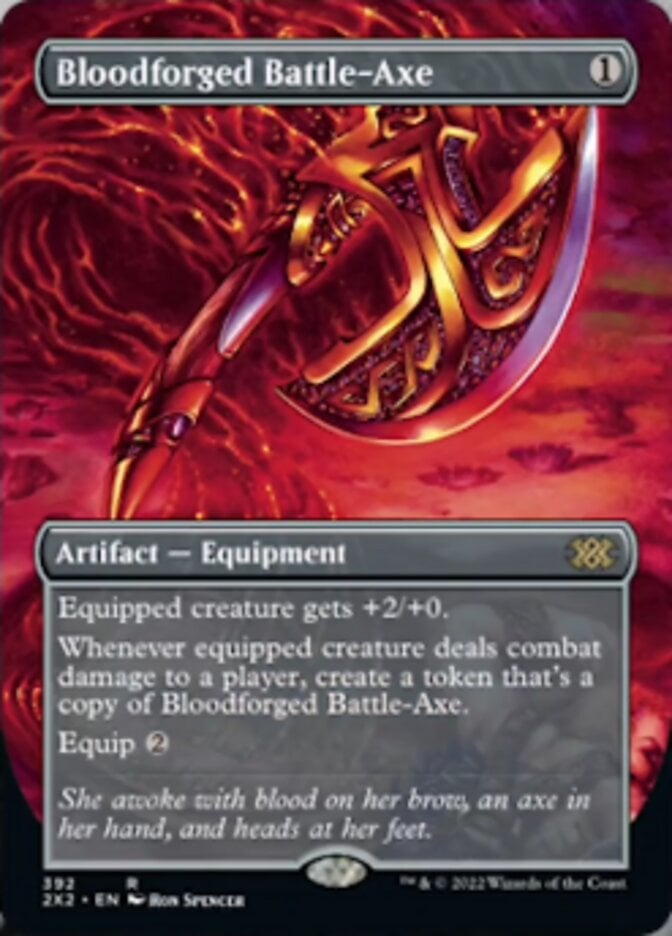 Bloodforged Battle-Axe Double Masters 2022 Collectors | Magic | CardTrader