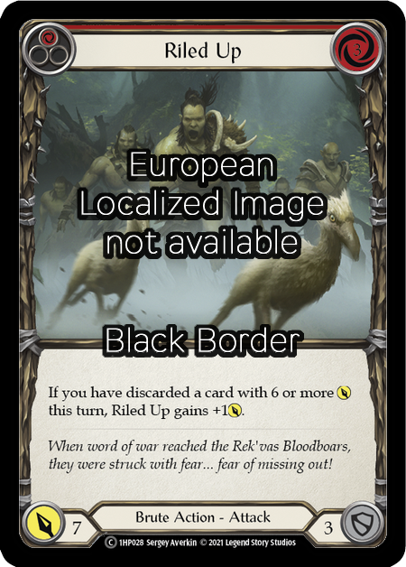 Riled Up - Red History Pack 1 - Black Label | Flesh and Blood | CardTrader