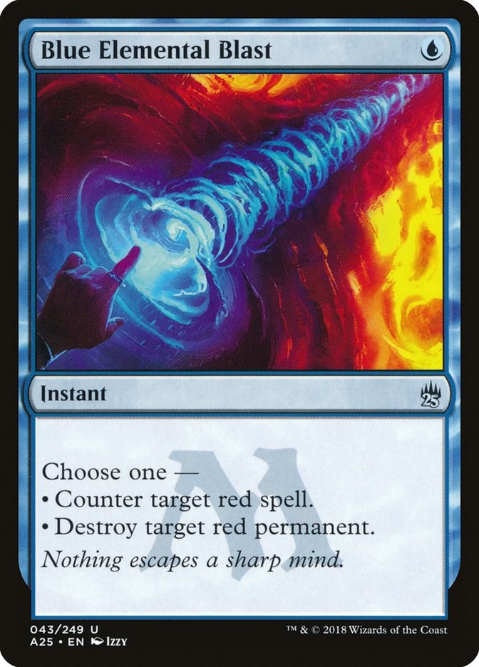 Blue Elemental Blast Masters 25 | Magic | CardTrader