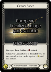 All versions from all sets for Cintari Saber | CardTrader