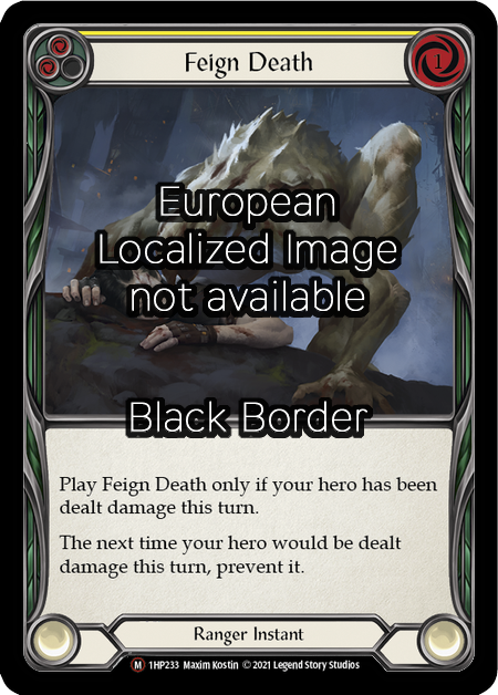 Feign Death History Pack 1 - Black Label | Flesh and Blood | CardTrader