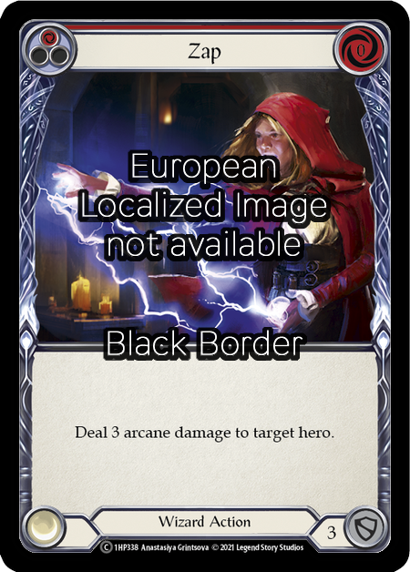 Zap - Red History Pack 1 - Black Label | Flesh and Blood | CardTrader