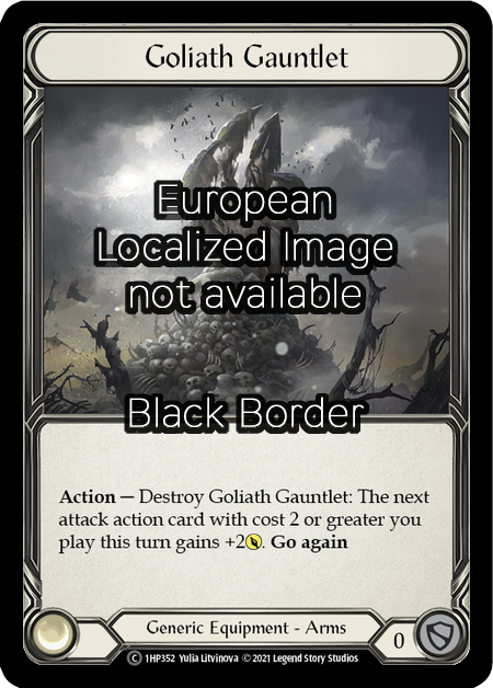 Goliath Gauntlet History Pack 1 - Black Label | Flesh and Blood ...