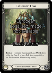 All versions from all sets for Talismanic Lens | CardTrader