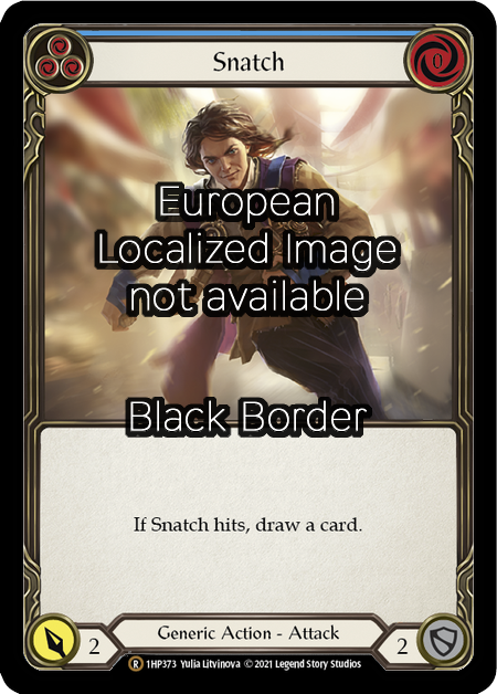 Snatch - Blue History Pack 1 - Black Label | Flesh and Blood | CardTrader