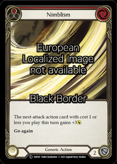 Nimblism (Red) History Pack 1 - Black Label | Flesh and Blood | CardTrader