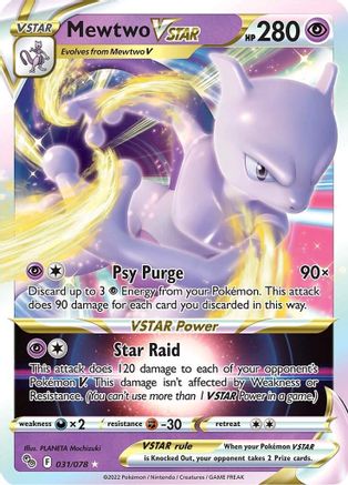 Mewtwo VSTAR Pokémon TCG: Pokémon GO | Pokémon | CardTrader