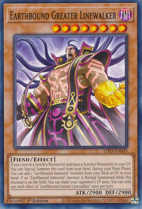 Earthbound Greater Linewalker Legendary Duelists: Season 3 | Yu-Gi-Oh ...