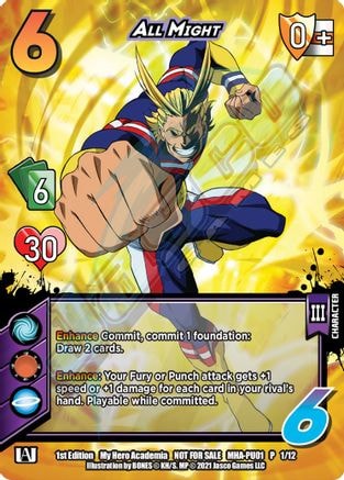 All Might My Hero Academia: Series 01 | My Hero Academia | CardTrader