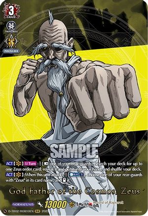 God Father of the Cosmos, Zeus Record of Ragnarok | Vanguard | CardTrader