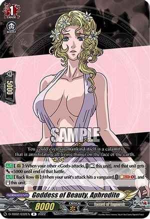 Goddess of Beauty, Aphrodite Record of Ragnarok | Vanguard | CardTrader