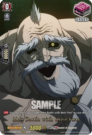 Men Battle with their Fists Record of Ragnarok | Vanguard | CardTrader