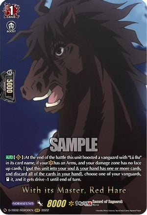 With its Master, Red Hare Record of Ragnarok | Vanguard | CardTrader