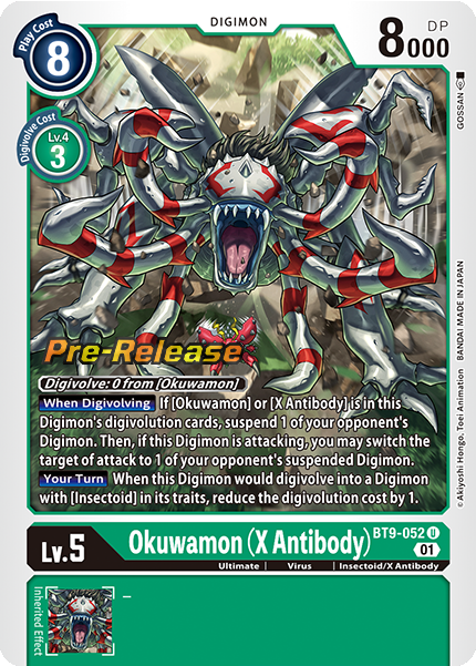 Okuwamon BT-09: X Record Pre-Release | Digimon | CardTrader