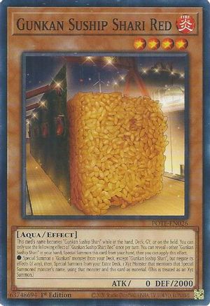 Gunkan Suship Shari Red Power of the Elements | Yu-Gi-Oh! | CardTrader