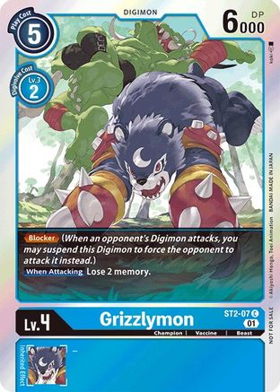 Grizzlymon Official Tournament Pack Events | Digimon | CardTrader