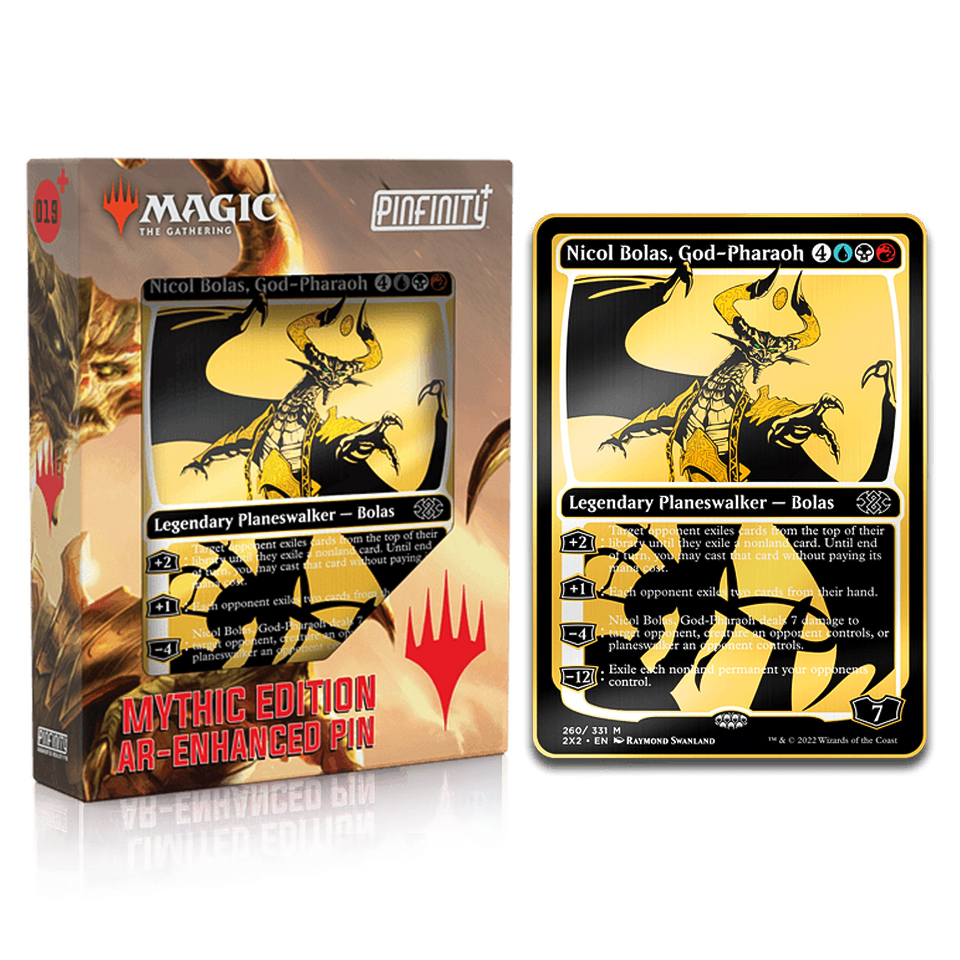 Mythic Edition: "Nicol Bolas, God-Pharaoh" AR Pin Pinfinity | Magic ...