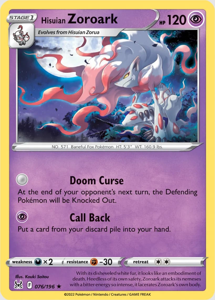 Hisuian Zoroark Lost Origin | Pokémon | CardTrader