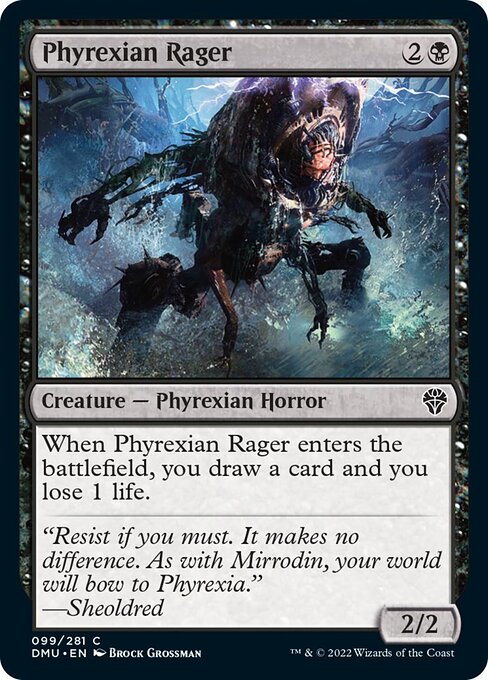 Phyrexian Rager Dominaria United | Magic | CardTrader