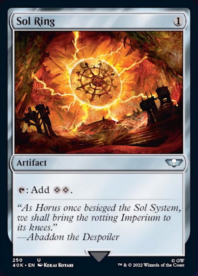 Sol Ring Universes Beyond: Warhammer 40,000 | Magic | CardTrader