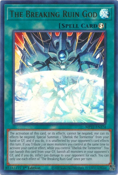 El Dios de la Ruina Destructora 2022 Tin of the Pharaoh's Gods | Yu-Gi ...
