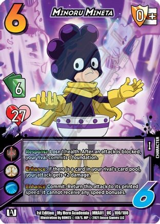 Minoru Mineta My Hero Academia: Series 01 | My Hero Academia | CardTrader