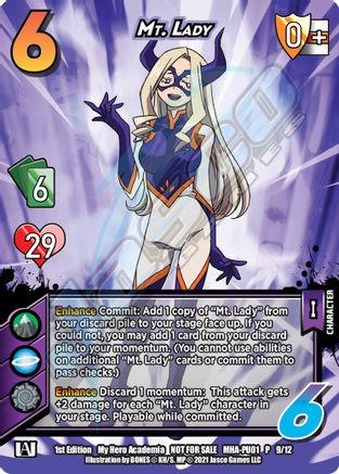 Mt. Lady My Hero Academia: Series 01 | My Hero Academia | CardTrader