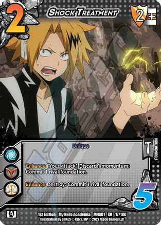 Shock Treatment My Hero Academia: Series 01 | My Hero Academia | CardTrader