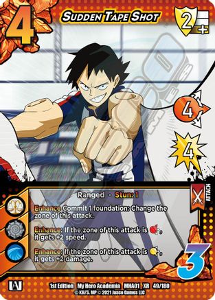 Sudden Tape Shot My Hero Academia: Series 01 | My Hero Academia ...