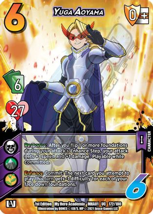 Yuga Aoyama My Hero Academia: Series 01 | My Hero Academia | CardTrader