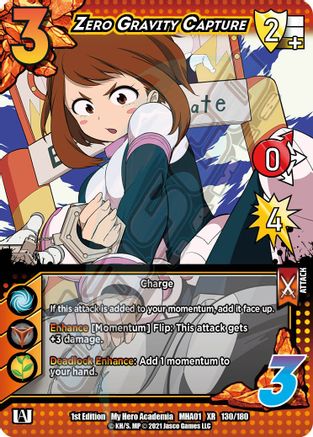 Zero Gravity Capture My Hero Academia: Series 01 | My Hero Academia | CardTrader