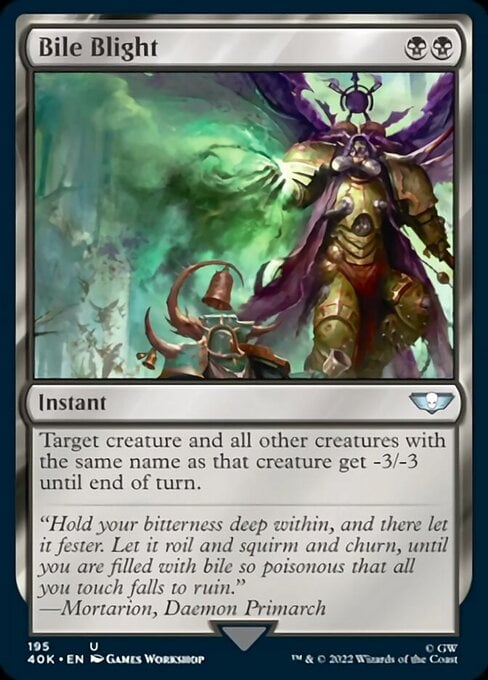 Bile Blight Universes Beyond: Warhammer 40,000 | Magic | CardTrader