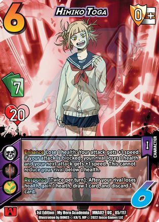 Himiko Toga Crimson Rampage | My Hero Academia | CardTrader