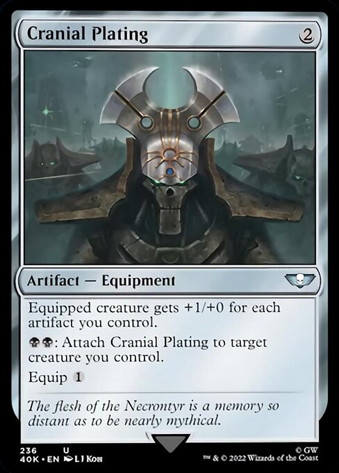 Cranial Plating Universes Beyond: Warhammer 40,000 | Magic | CardTrader