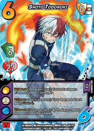 Shoto Todoroki Crimson Rampage | My Hero Academia | CardTrader