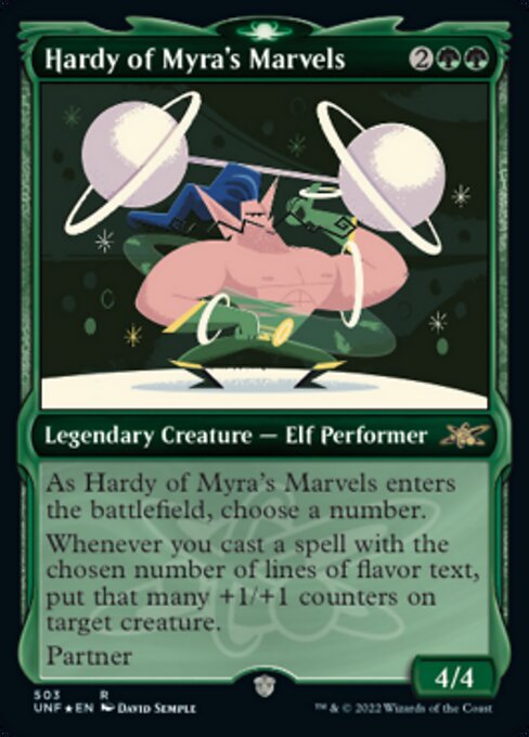 Hardy of Myra's Marvels Unfinity Collectors | Magic | CardTrader