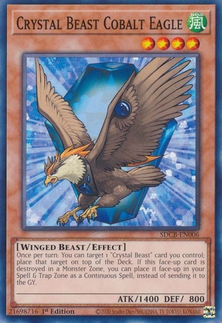 Bestia de Cristal Águila Cobalto Structure Deck: Legend of the Crystal ...